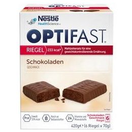 Optifast Riegel Schokolade 6X70 g