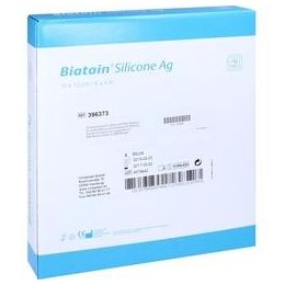 B2B Medical Biatain Silicone Ag Schaumverband 10x10 cm 5 St