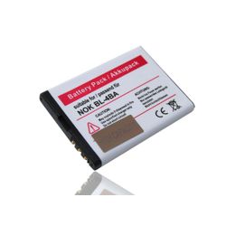 vhbw passend für Nokia 2760, 2360, 7370, 6111, N76 Mobilfunk (600 mAh, 3,7 Smartphone-Akku Li-Ion 600 mAh, schwarz