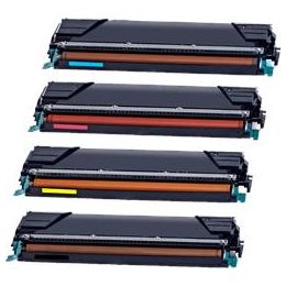 4 Ampertec Toner ersetzt Lexmark X748H1K C M Y 4-farbig