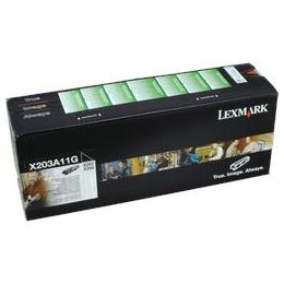 Lexmark Toner X203A11G schwarz