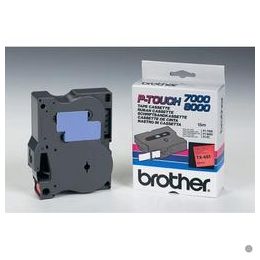 Brother P-Touch Band TX-451 schwarz auf rot 24mm / 15m laminiert