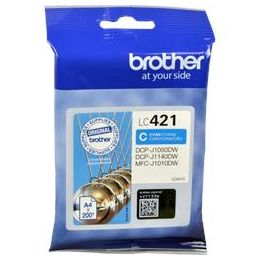 Brother Tinte LC-421C cyan