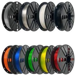 Ampertec 3D-Filament Colorpack Flex TPU 1.75mm 4x500g Spulen