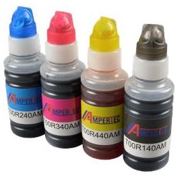 4 Ampertec Tinten ersetzt Epson C13T00R140-440 106 4-farbig