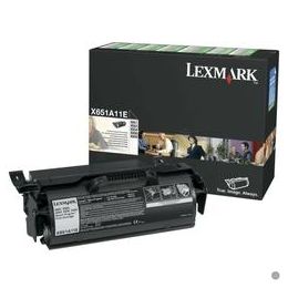 Lexmark Toner X651A11E schwarz