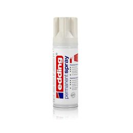 Edding Sprühfarbe Edding Permanent Spray verkehrsweiß glänzend 200 ml Premium Acryllack