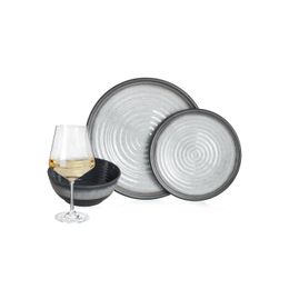 Moritz Geschirr-Set Camping Geschirr Stone Grey