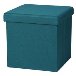 Urban Living Sitzwürfel Sitzhocker Sitzwürfel Aufbewahrungsbox Tissu