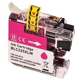 ABC Tintenpatrone (Kompatible Patrone für Brother LC-225XLM LC-225XL Magenta