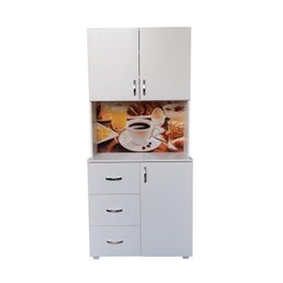 HTI-Living K&uuml;chenbuffet 3 Schubladen Blanca Bistro
