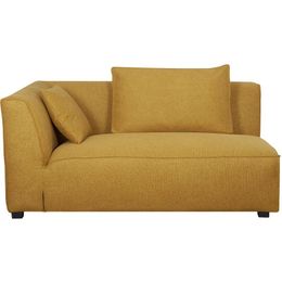 Miliboo Eckmodul links für Sofa aus kumingelbem Stoff PLURIEL - Gelb