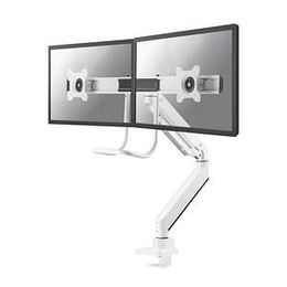 Neomounts Monitor-Halterung NM-D775DXWHITE schwarz für 2 Monitore, Tischklemme, Tischbohrung