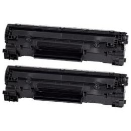 2 Ampertec Toner ersetzt HP CE278AD 78A schwarz