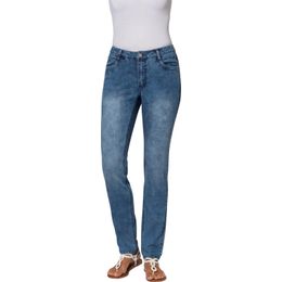 CR&Eacute;ATION L Damen Jeans in Baumwoll-Stretch-Qualit&auml;t blue-stone-washed Gr&ouml;&szlig;e 38