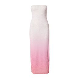 Fiorucci Kleid Damen Größe 40 hellpink / weiß Winterkleid