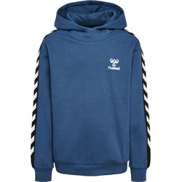 Hummel Sweatshirt Jungen Gr&ouml;&szlig;e 116 enzian / schwarz / wei&szlig;