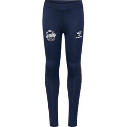 Hummel Sporthose 'FSK JOY' Jungen Gr&ouml;&szlig;e 122 navy / pfirsich / rosa / wei&szlig;