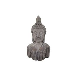 Creativ home Buddhafigur (1 St), Buddha Kopf, grau
