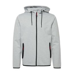 !Solid Zip-Up Hoodie 'Vidit' male Grey size XXXL