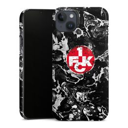 DeinDesign iPhone 14 Plus Handy Premium Case Smartphone Handyh&uuml;lle Schutzh&uuml;lle gl&auml;nzend Coat Of Arms 1. Fc Kaiserslautern Muster Premium Case