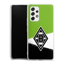 DeinDesign Galaxy A53 5G Handy Silikon H&uuml;lle Case transparent Handyh&uuml;lle Bmg Official Licensed Product Borussia M&ouml;nchengladbach Silikon Case
