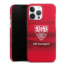 DeinDesign iPhone 14 Pro Max Handy Premium Case Smartphone Handyh&uuml;lle Schutzh&uuml;lle matt Stadium Official Licensed Product Vfb Stuttgart Premium Case