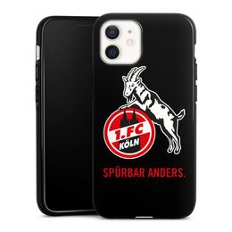 DeinDesign iPhone 12 mini Handy Silikon H&uuml;lle Case schwarz Handyh&uuml;lle Transparent Official Licensed Product 1. Fc K&ouml;ln