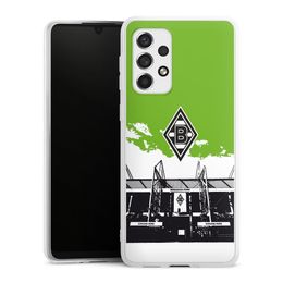 DeinDesign Galaxy A33 5G Handy Silikon H&uuml;lle Case transparent Handyh&uuml;lle Borussia M&ouml;nchengladbach Stadium Merchandise Silikon Case