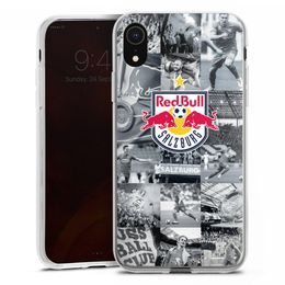 DeinDesign iPhone Xr Handy Silikon H&uuml;lle Case transparent Handyh&uuml;lle Salzburg Red Bull Fc Red Bull Salzburg Silikon Case