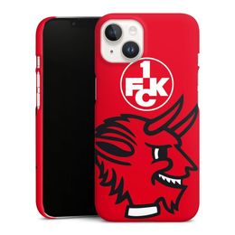 DeinDesign iPhone 14 Handy Premium Case Smartphone Handyh&uuml;lle Schutzh&uuml;lle matt Devil 1. Fc Kaiserslautern 1. Fck Premium Case