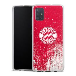 DeinDesign Galaxy A51 Handy Silikon H&uuml;lle Case transparent Handyh&uuml;lle Fcb Fc Bayern M&uuml;nchen Official Licensed Product Silikon Case