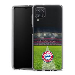 DeinDesign Galaxy A12 Handy Silikon H&uuml;lle Case transparent Handyh&uuml;lle Stadium Fc Bayern M&uuml;nchen Fcb Silikon Case