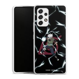 DeinDesign Galaxy A53 5G Handy Silikon H&uuml;lle Case wei&szlig; Handyh&uuml;lle Kakashi Naruto Shippuden Official Licensed Product Silikon Case