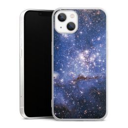 DeinDesign iPhone 13 Handy Slim Case extra dünn Silikon Handyhülle transparent Hülle Weltraum Weltall Galaxy Silikon Slim Case