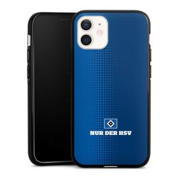 DeinDesign iPhone 12 mini Handy Silikon H&uuml;lle Case schwarz Handyh&uuml;lle Hsv Logo Official Licensed Product