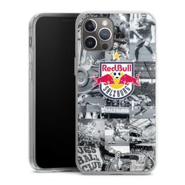 DeinDesign iPhone 12 Pro Max Handy Silikon H&uuml;lle Case transparent Handyh&uuml;lle Salzburg Red Bull Fc Red Bull Salzburg Silikon Case