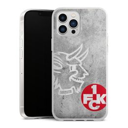 DeinDesign iPhone 13 Pro Max Handy Silikon H&uuml;lle Case transparent Handyh&uuml;lle 1. Fck Devil 1. Fc Kaiserslautern Silikon Case