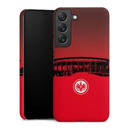 DeinDesign Galaxy S22 Handy Premium Case Smartphone Handyh&uuml;lle Schutzh&uuml;lle matt Official Licensed Product Eintracht Frankfurt Stadium Premium Case