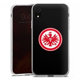 DeinDesign iPhone Xr Handy Silikon H&uuml;lle Case transparent Handyh&uuml;lle Sge Eintracht Frankfurt Eagle Silikon Case