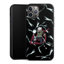 DeinDesign iPhone 12 Pro Handy Silikon H&uuml;lle Case schwarz Handyh&uuml;lle Kakashi Naruto Shippuden Official Licensed Product