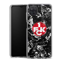 DeinDesign Galaxy A12 Handy Silikon H&uuml;lle Case transparent Handyh&uuml;lle Muster 1. Fc Kaiserslautern Coat Of Arms Silikon Case