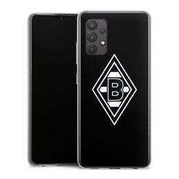 DeinDesign Galaxy A32 4G Handy Silikon H&uuml;lle Case transparent Handyh&uuml;lle Borussia M&ouml;nchengladbach Gladbach Coat Of Arms Silikon Case