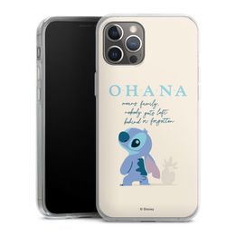 DeinDesign iPhone 12 Pro Max Handy Silikon H&uuml;lle Case transparent Handyh&uuml;lle Lilo & Stitch Disney Official Licensed Product Silikon Case