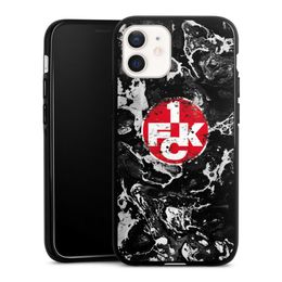 DeinDesign iPhone 12 mini Handy Silikon H&uuml;lle Case schwarz Handyh&uuml;lle Coat Of Arms 1. Fc Kaiserslautern Muster