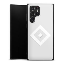 DeinDesign Galaxy S22 Ultra Handy Silikon H&uuml;lle Case schwarz Handyh&uuml;lle Hsv Hamburger Sv Coat Of Arms