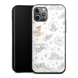 DeinDesign iPhone 12 Pro Handy Silikon H&uuml;lle Case schwarz Handyh&uuml;lle Disney Dumbo Bambi