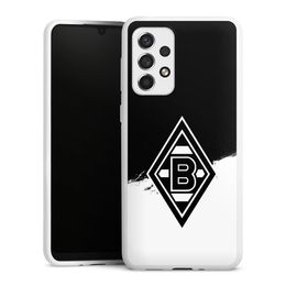 DeinDesign Galaxy A33 5G Handy Silikon H&uuml;lle Case wei&szlig; Handyh&uuml;lle Bmg Borussia M&ouml;nchengladbach Gladbach Silikon Case