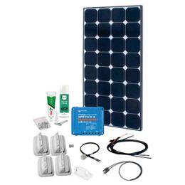 Phaesun Solaranlage SPR Caravan Kit, Solar Peak MPPT SMS15 120 W, 120 W, Monokristallin, (Komplett-Set), schwarz|weiß