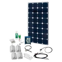 Phaesun Solaranlage SPR Caravan Kit, Solar Peak LR1218 120 W, 120 W, Monokristallin, (Komplett-Set), schwarz|weiß